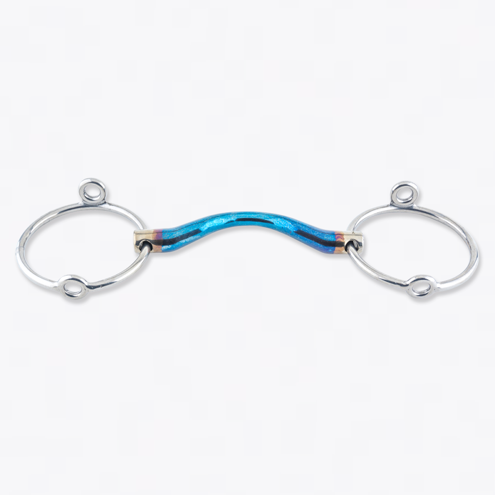 Sweet Iron loose ring gag medium port – Trust Equestrian